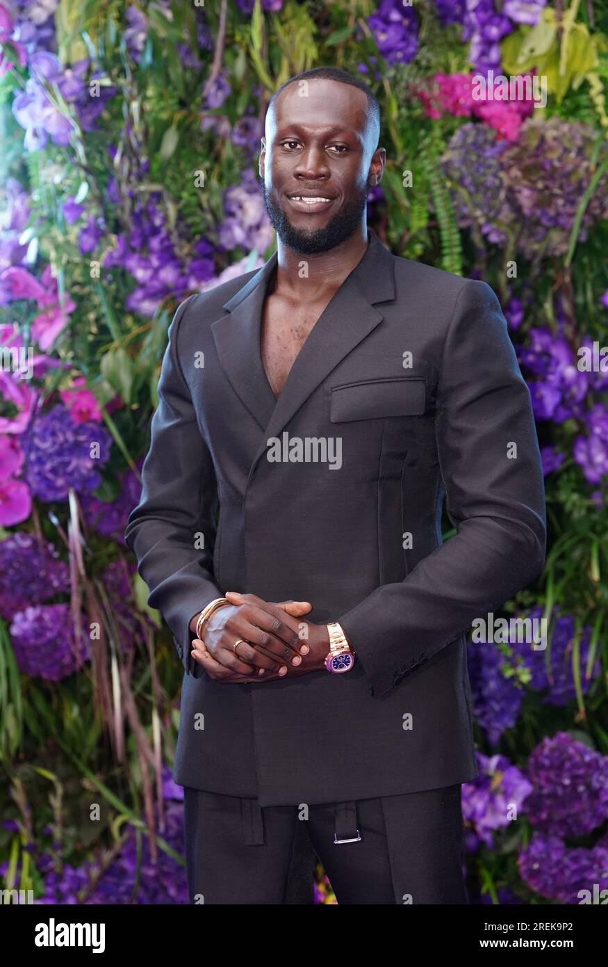 Stormzy arriving for the Red carpet gala event, #TheMikeGala, at The ...
