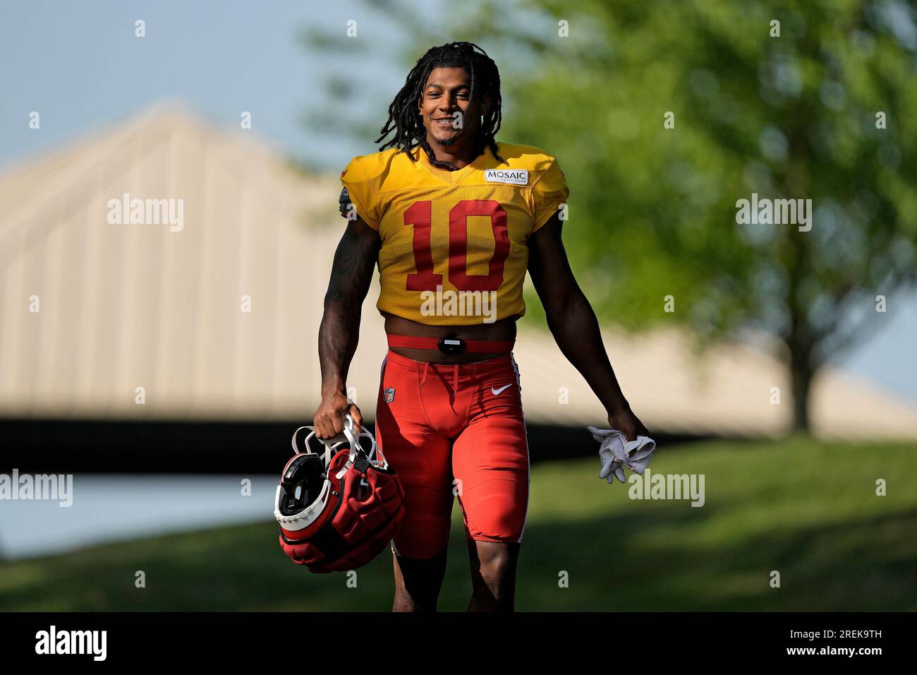 Kansas City Chiefs running back Isiah Pacheco arrives at NFL football ...