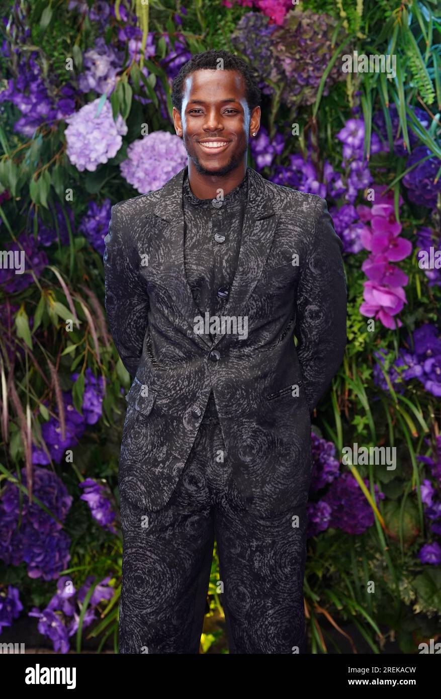 Micheal Ward attending the Red carpet gala event, #TheMikeGala, hosted ...