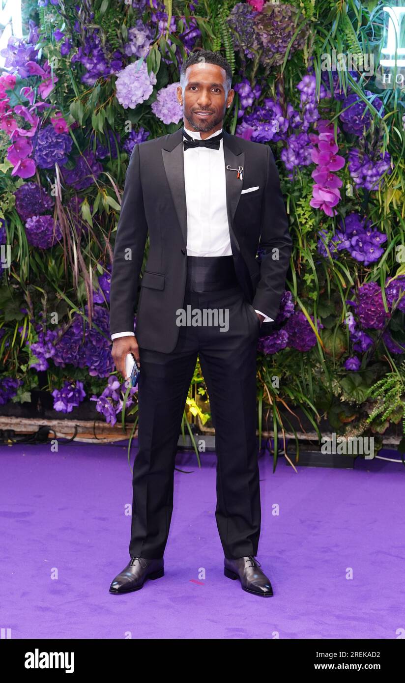 Jermain Defoe attending the Red carpet gala event, #TheMikeGala, hosted ...