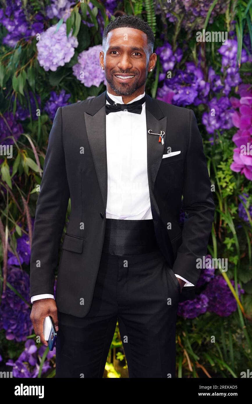 Jermain Defoe attending the Red carpet gala event, #TheMikeGala, hosted ...