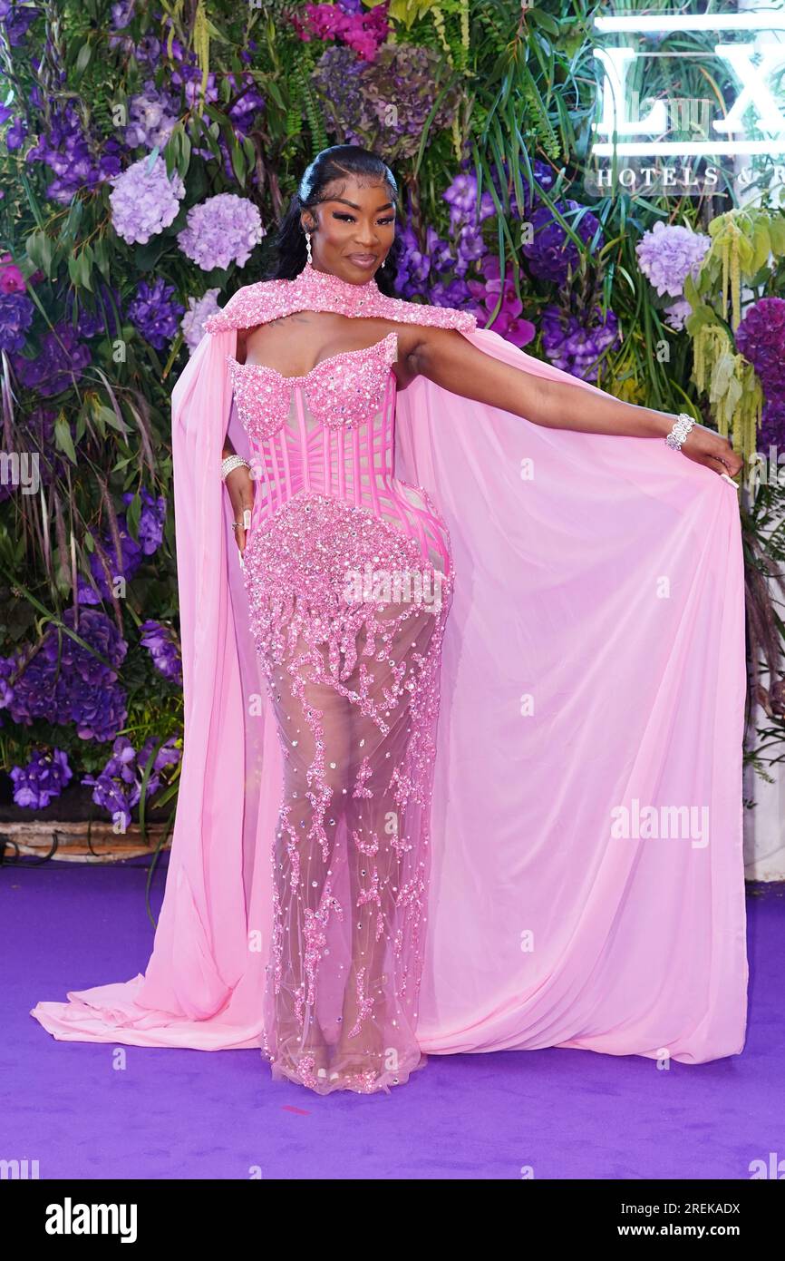 Ivorian Doll attending the Red carpet gala event, #TheMikeGala, hosted ...