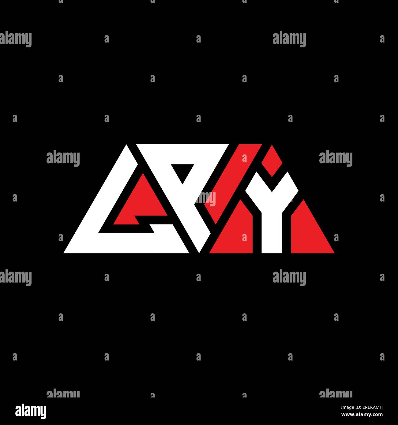 LPY triangle letter logo design with triangle shape. LPY triangle logo ...