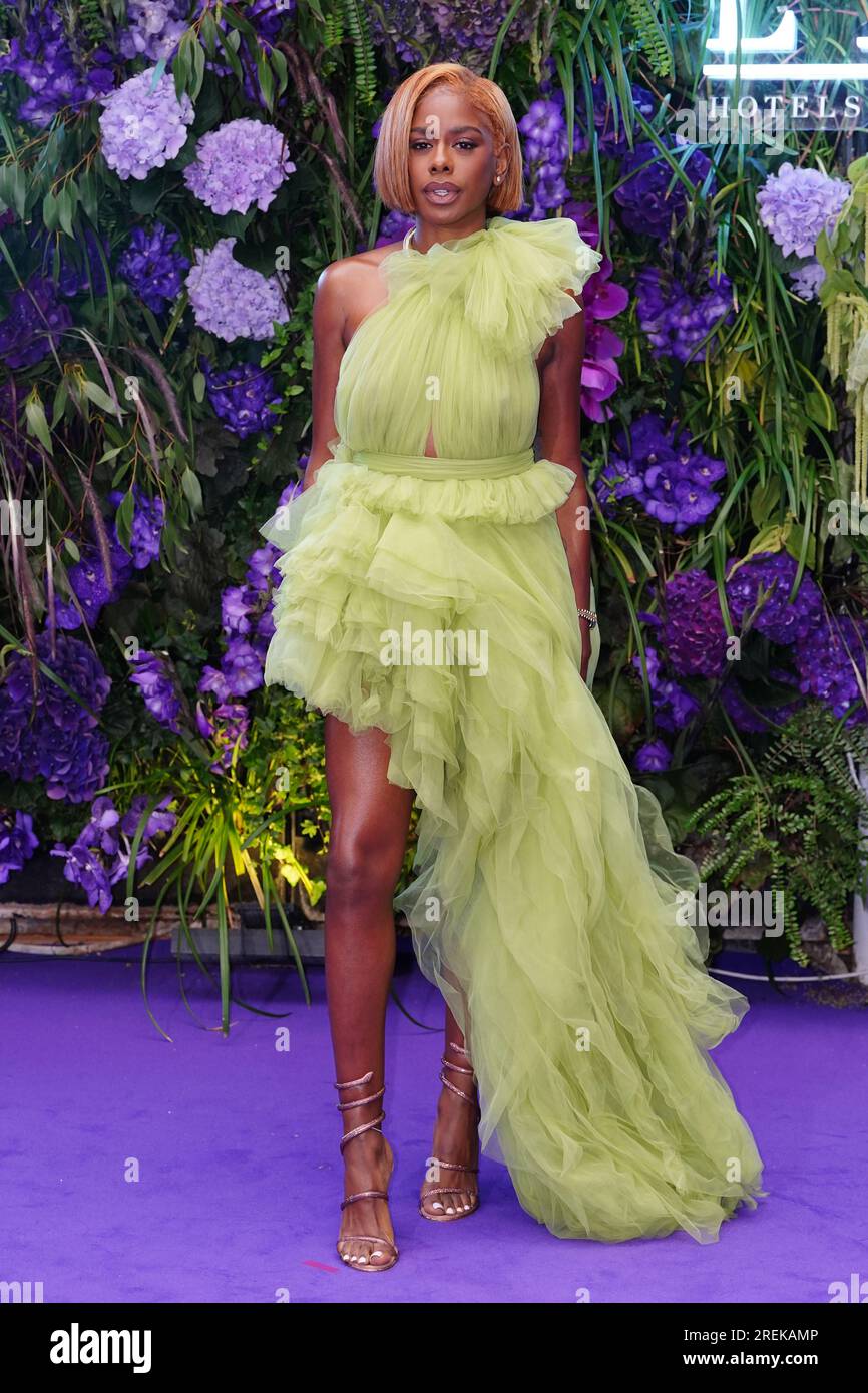 Zeze Millz attending the Red carpet gala event, #TheMikeGala, hosted by ...