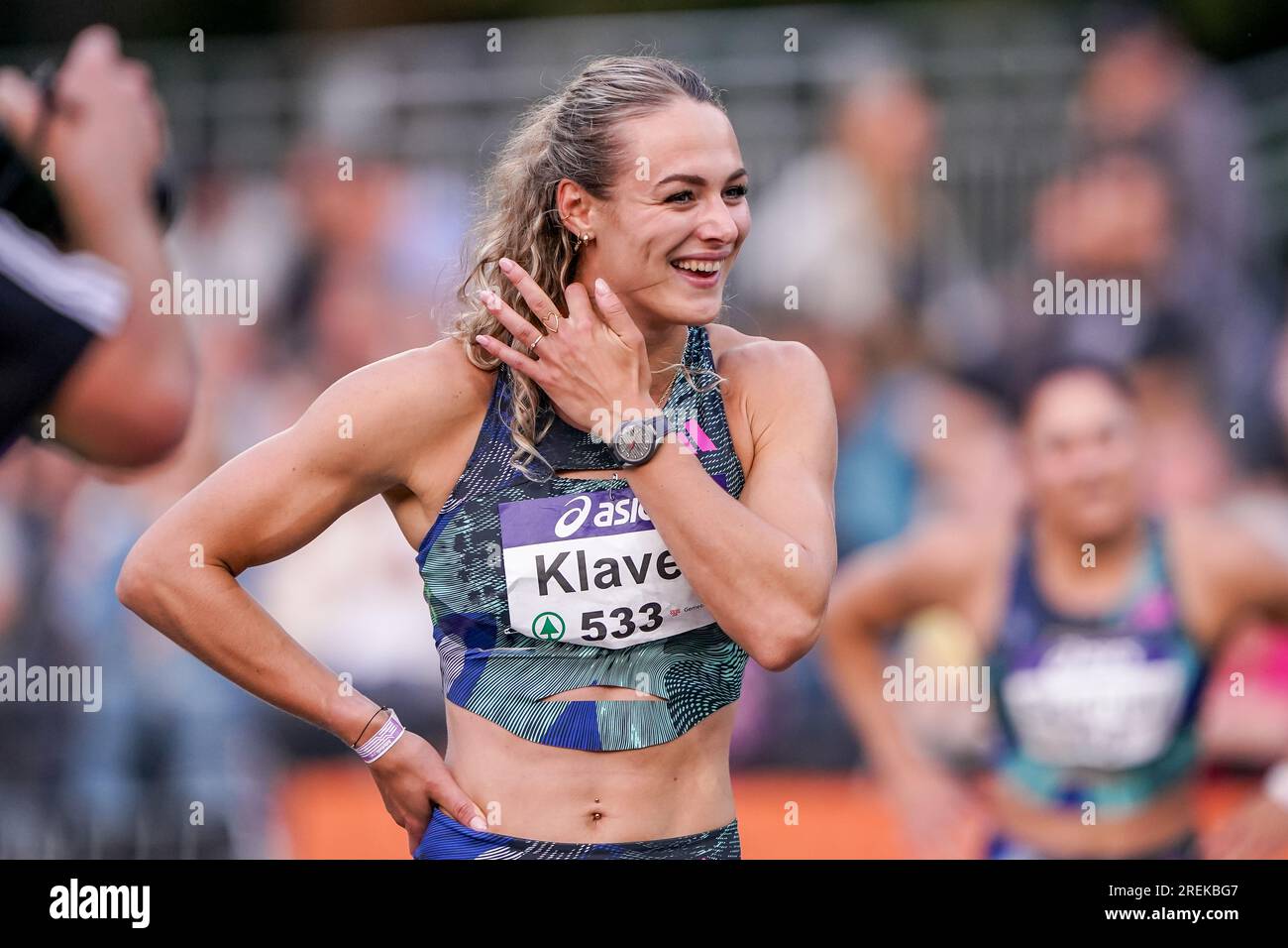 BREDA, NETHERLANDS - JULY 28: Lieke Klaver of SAV competing on Women ...