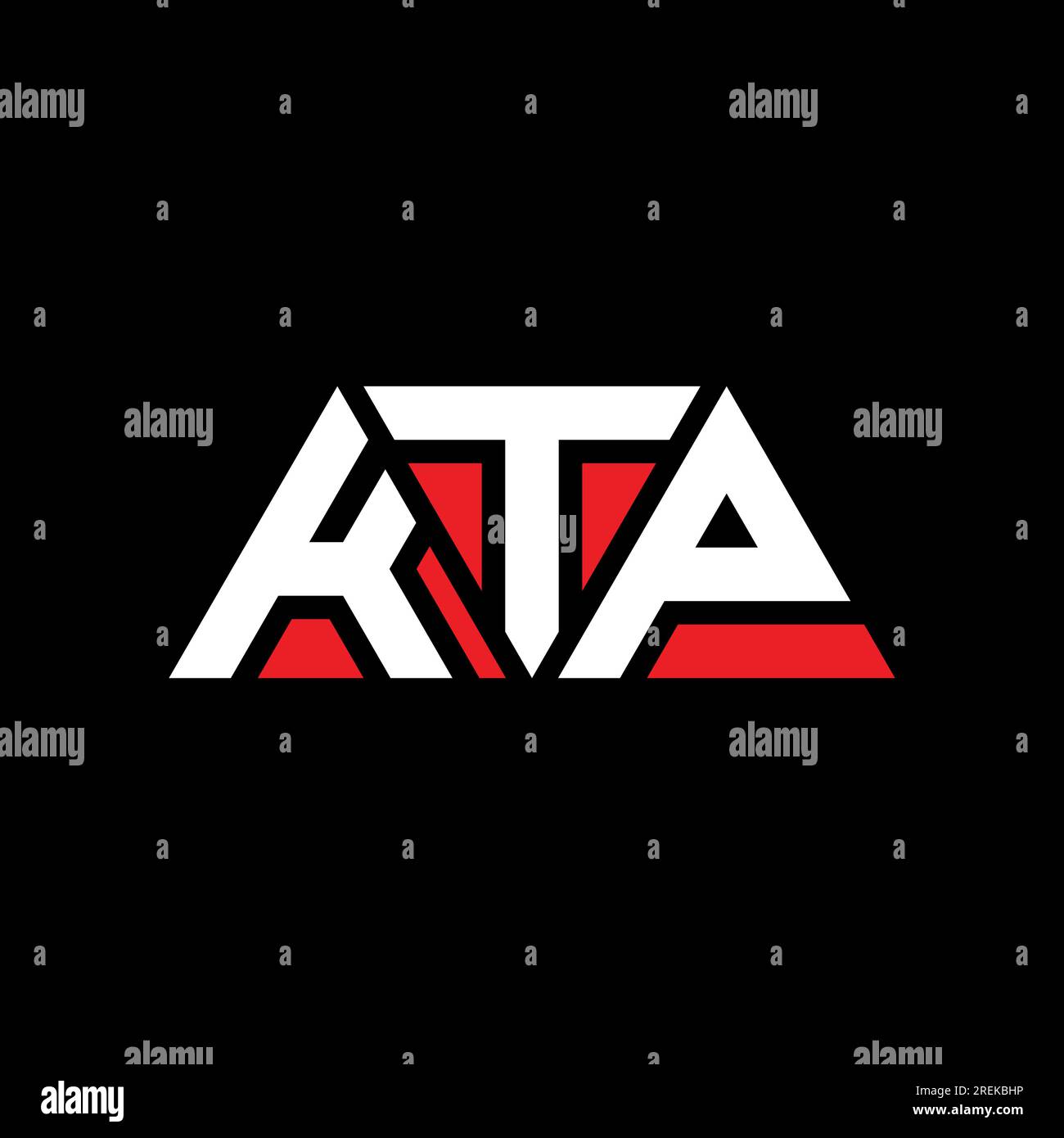 KTP triangle letter logo design with triangle shape. KTP triangle logo design monogram. KTP ...