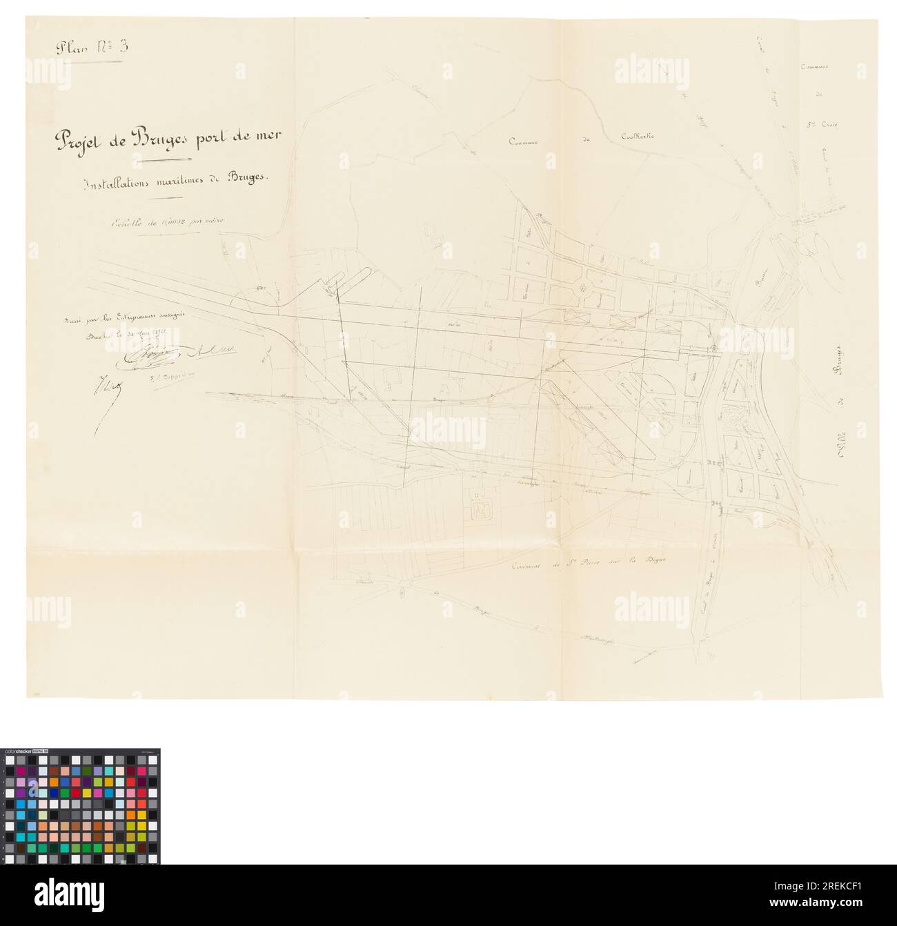 Map of Zeebrugge 30 October 2020, 13:09 by Gérard Edelinck Stock Photo ...