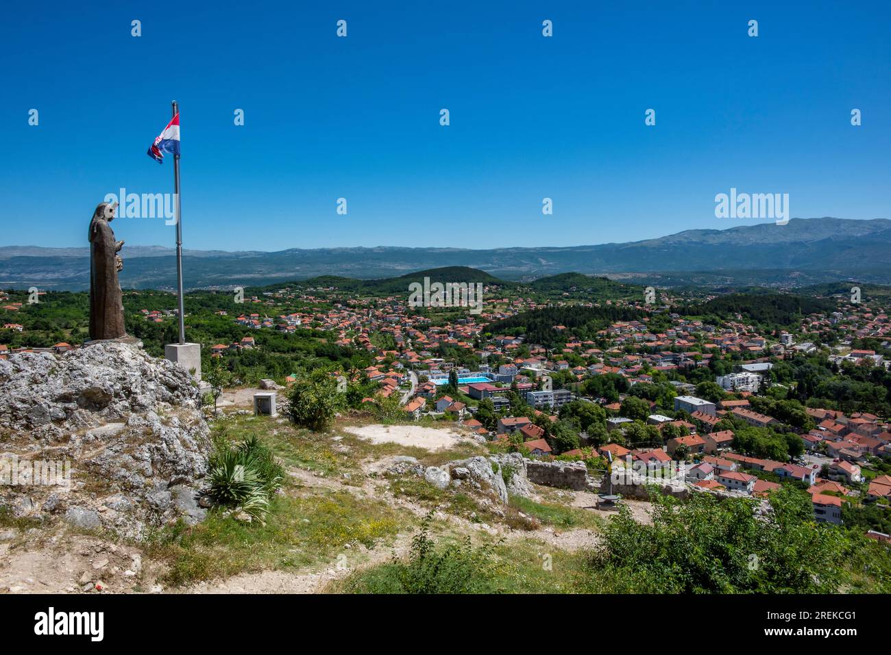 our lady of sinj statue, sinj croatia Stock Photo - Alamy