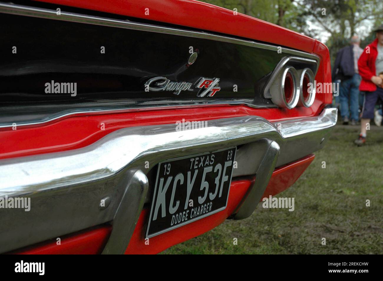 Dodge Charger muscle car detail at Singleton Park classic car show in ...