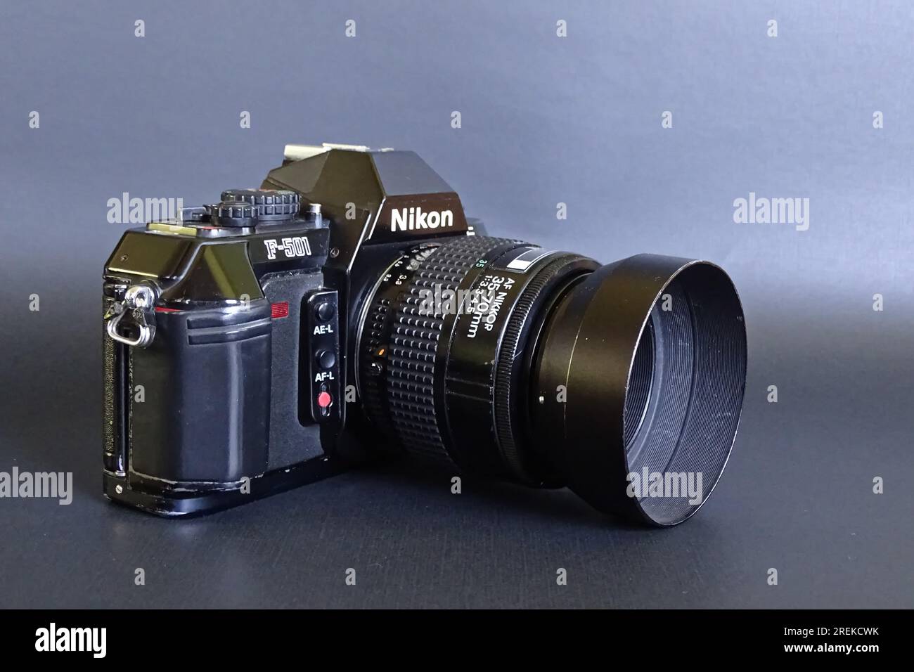 Old cameras are nice to remember - Nikon F-501 Stock Photo - Alamy