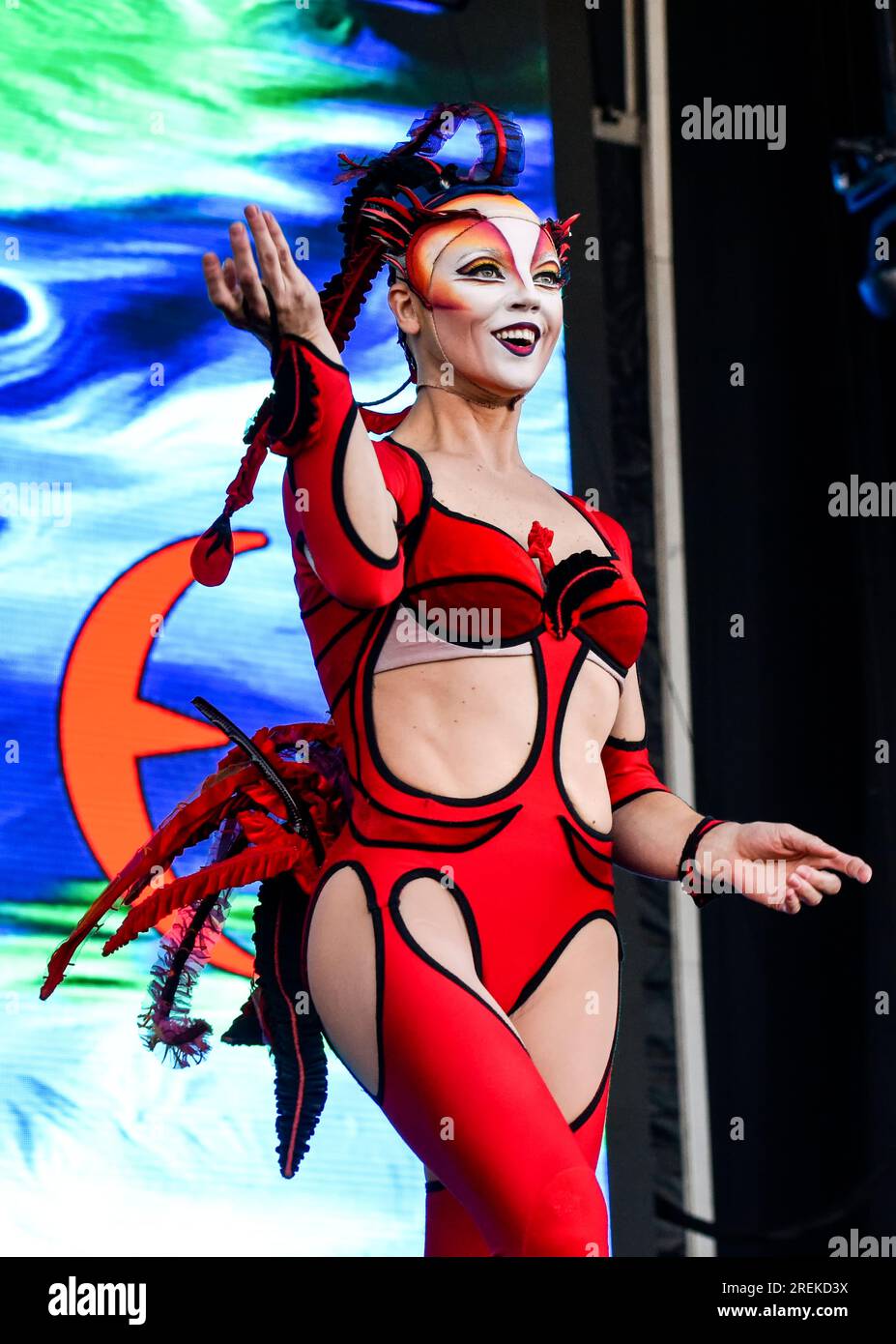 Cirque Du Soleil Bird Makeup