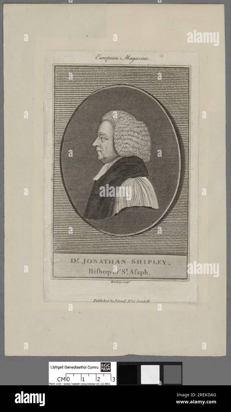 Dr. Jonathan Shipley 1788 by Burnet Reading Stock Photo - Alamy