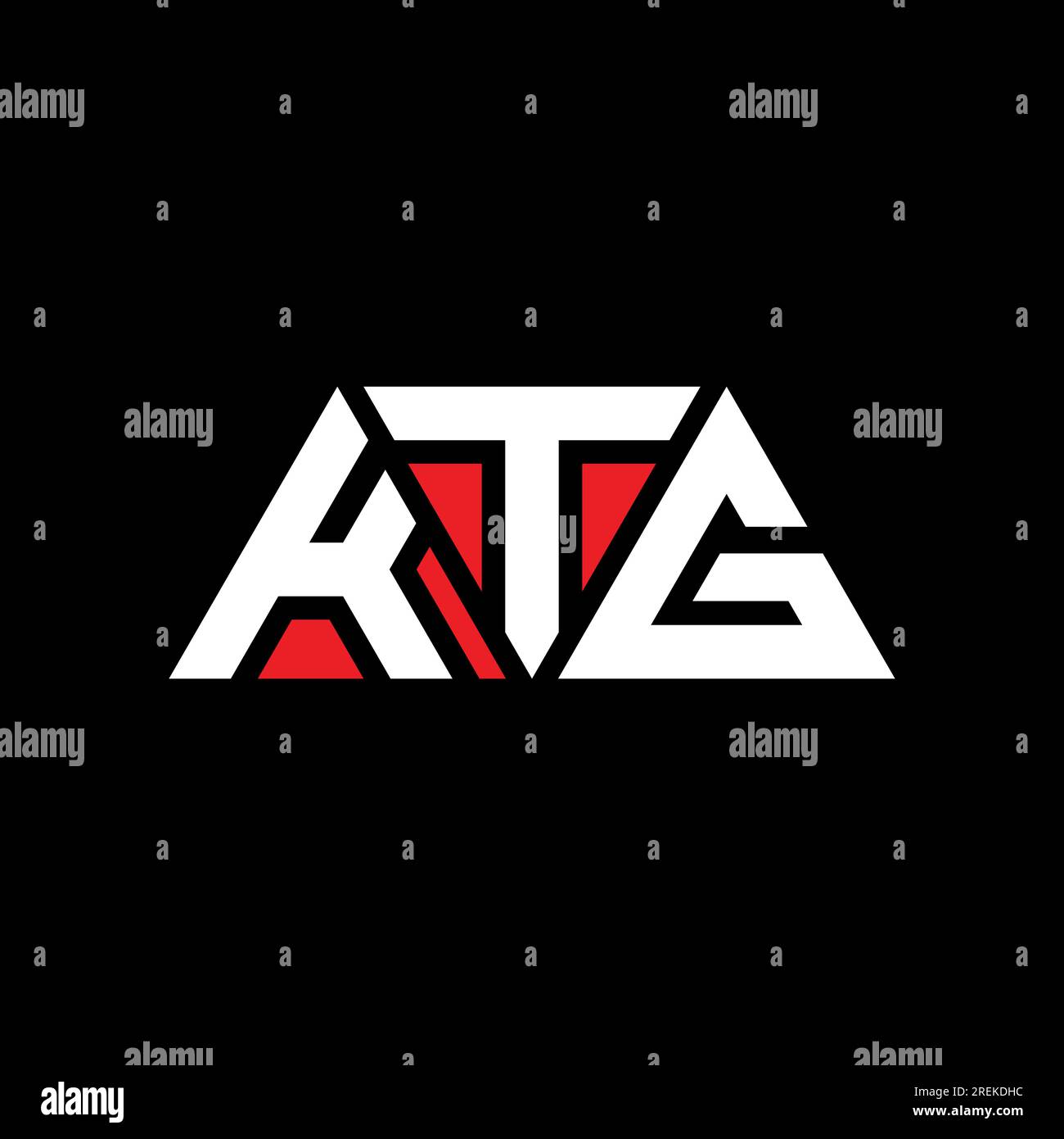 KTG triangle letter logo design with triangle shape. KTG triangle logo design monogram. KTG ...