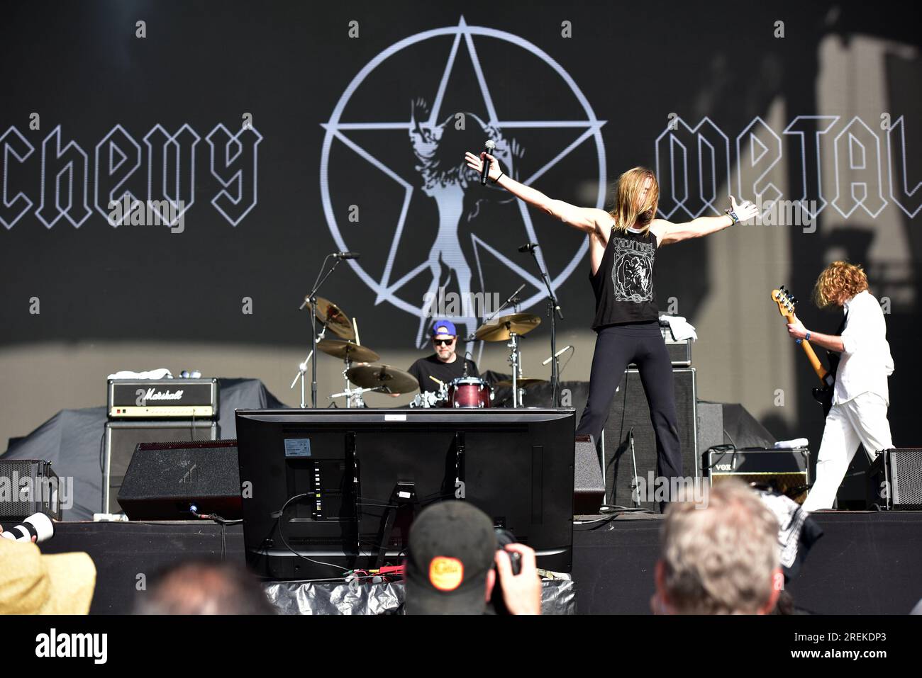 Taylor Hawkins on performing stage with Chevy Metal at BottleRock 2019 ...