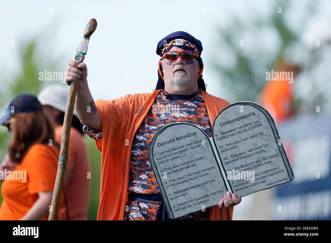 Denver Broncos fan John Buckley, who goes by the name of Mile High ...