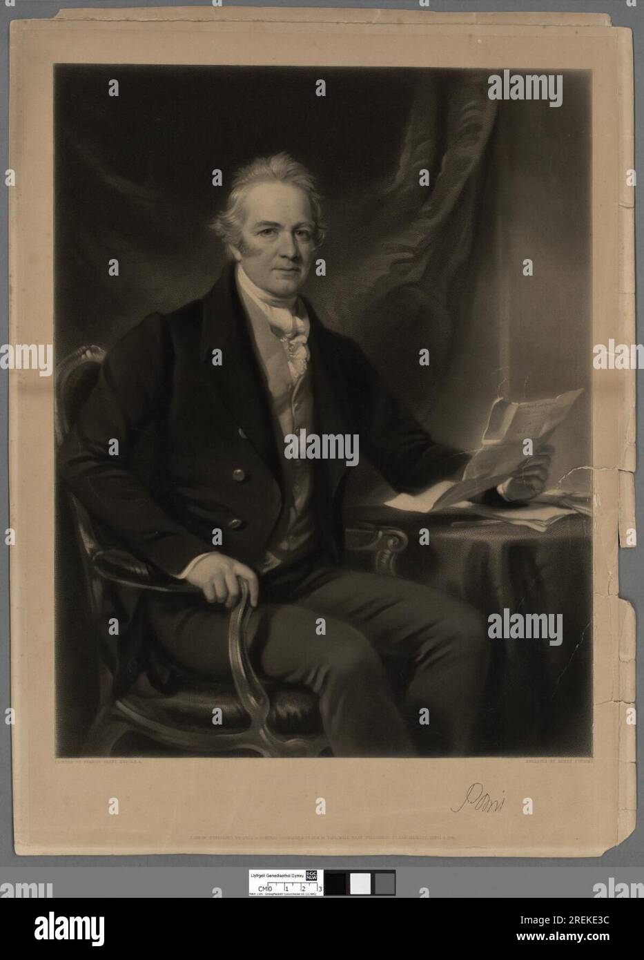 Edward Herbert, 2nd Earl of Powis 1848 by Henry Cousins Stock Photo - Alamy