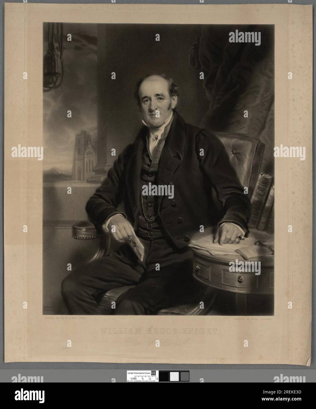 William Bruce Knight, Dean of Llandaff circa 1843 by Henry Cousins ...