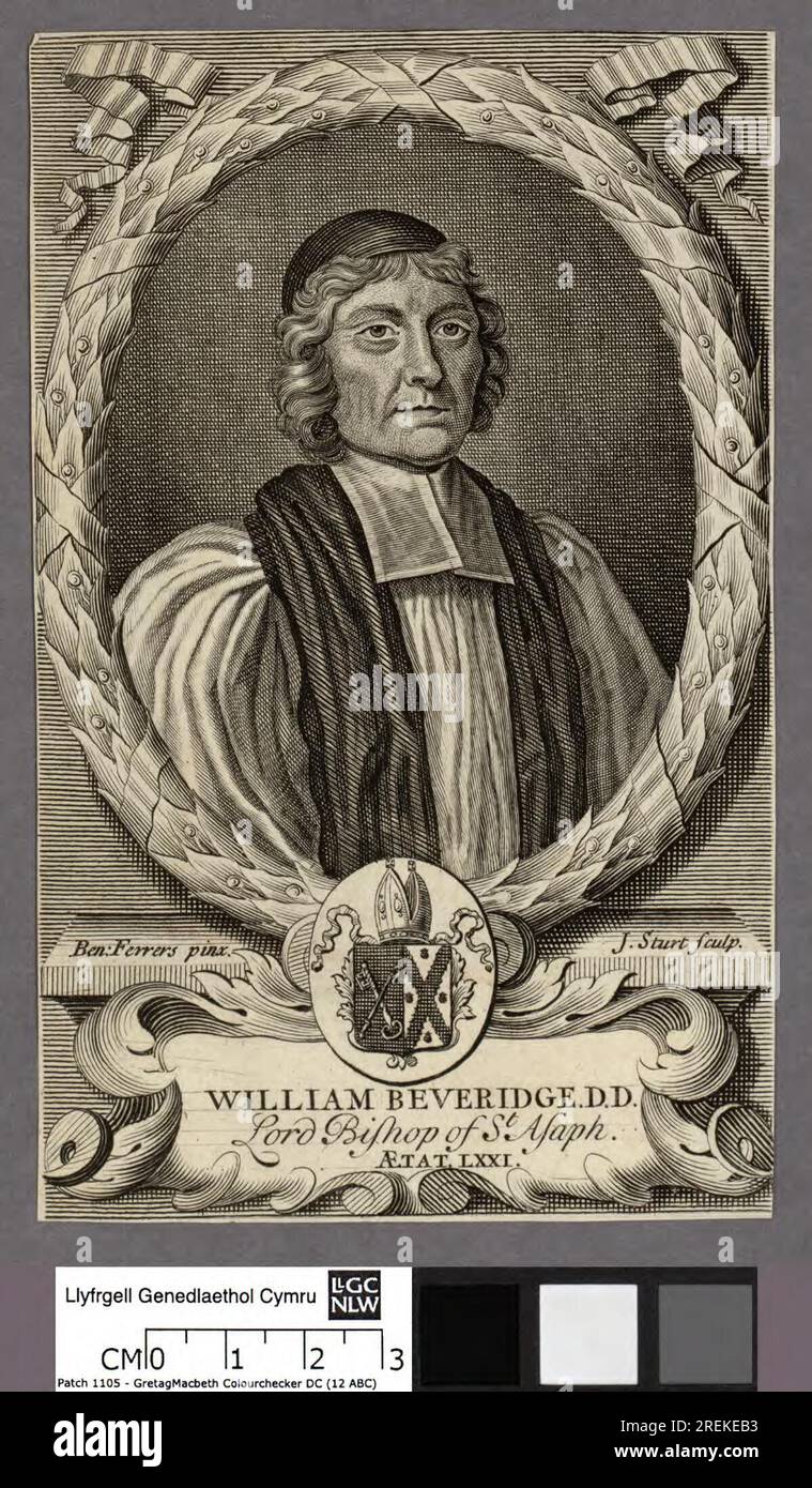 William Beveridge D.D 1708 by John Sturt Stock Photo - Alamy