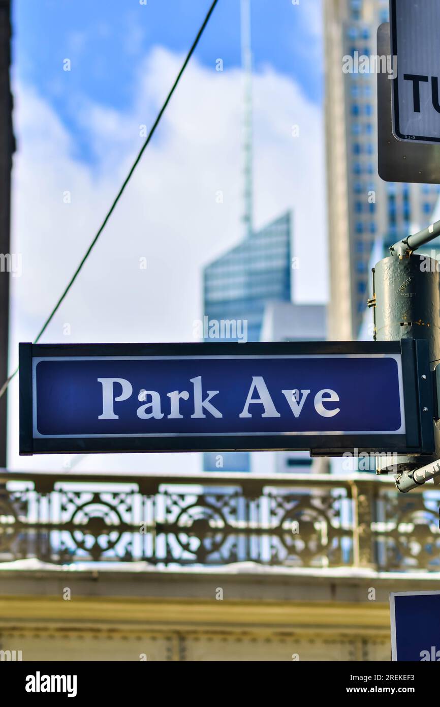 City street sign city life copy space background Stock Photo - Alamy