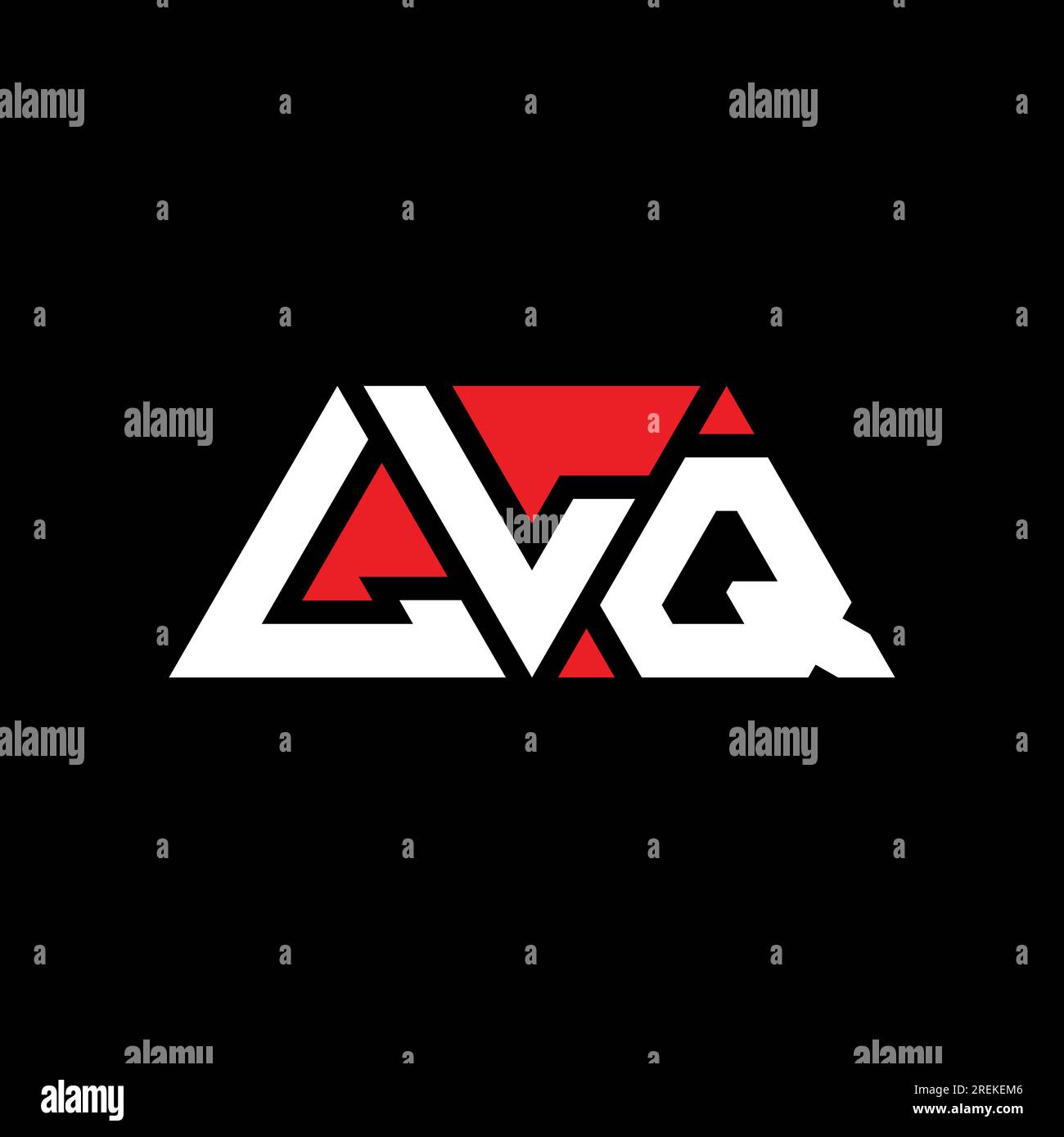 LLQ triangle letter logo design with triangle shape. LLQ triangle logo ...