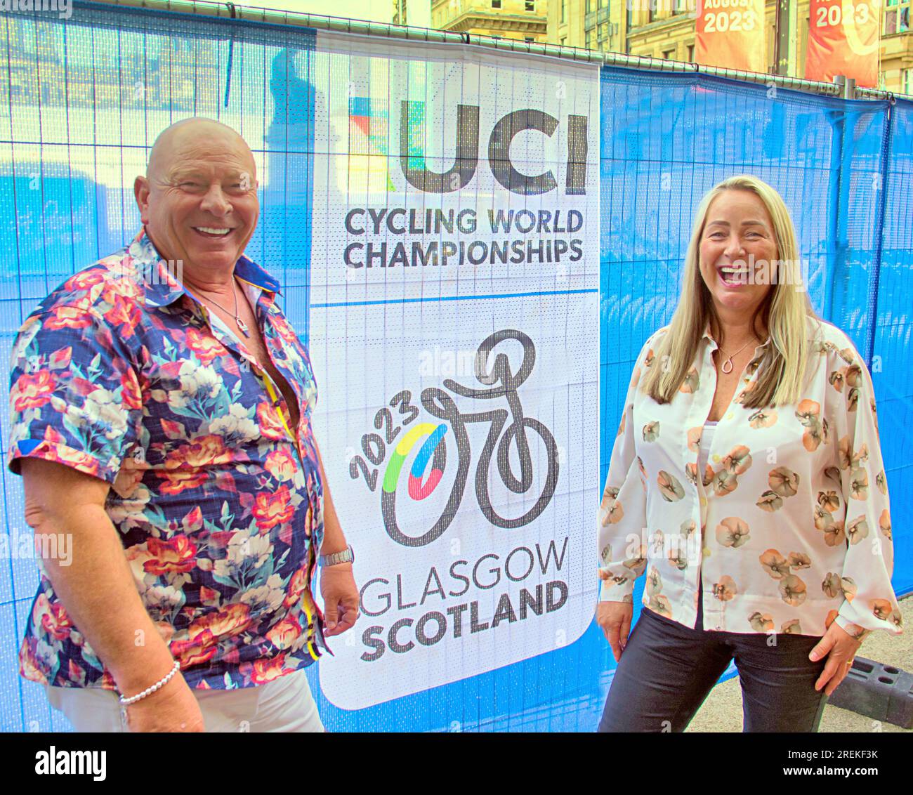 Glasgow, Scotland, UK 28th July, 2023. UCI world cycling championships ...