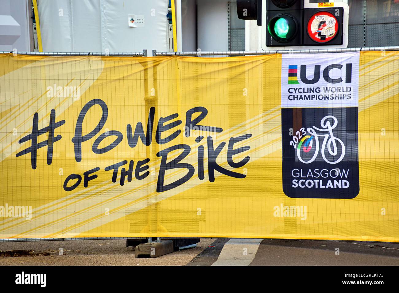 Glasgow, Scotland, UK 28th July, 2023. UCI world cycling championships ...
