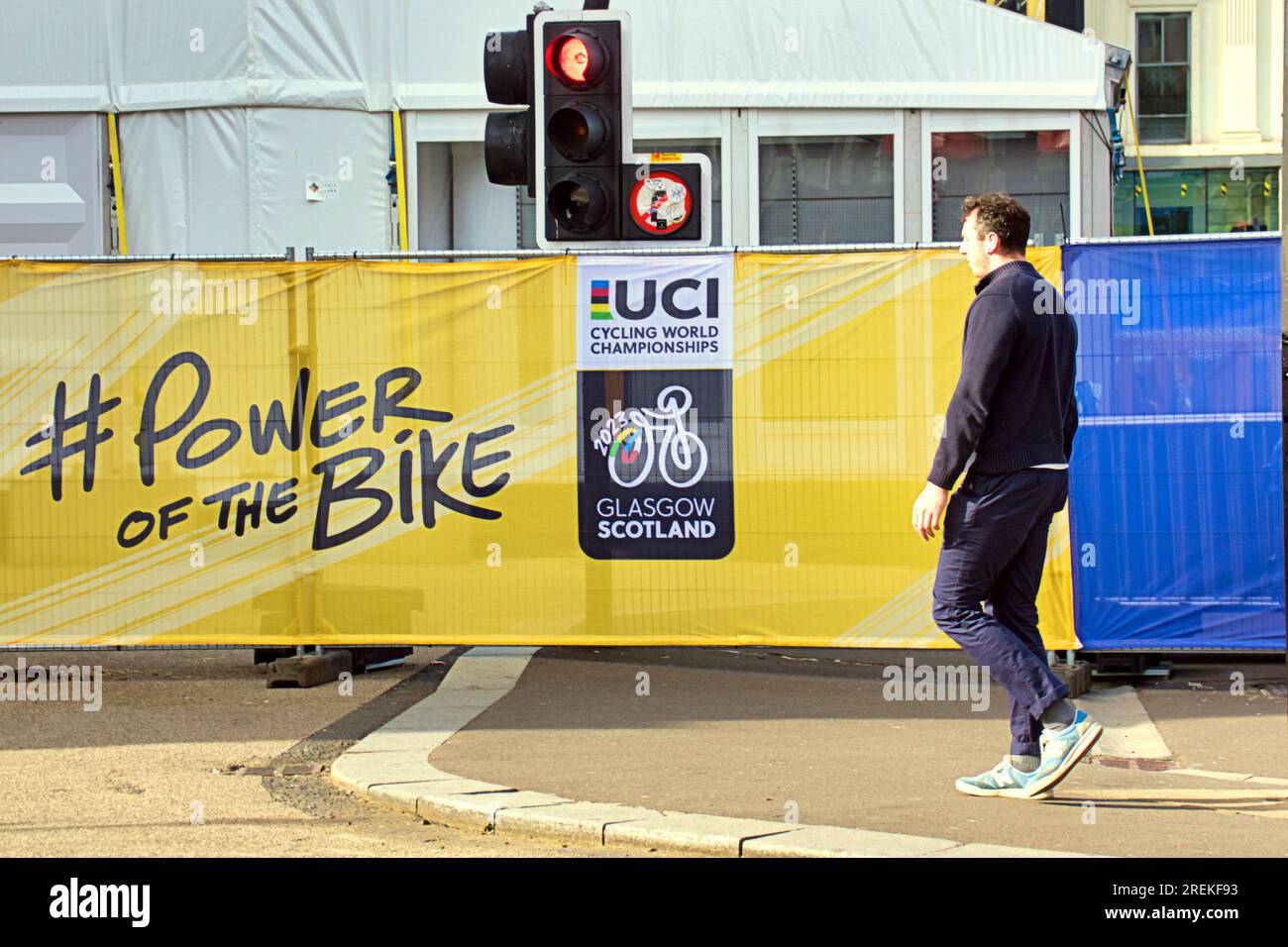 Glasgow, Scotland, UK 28th July, 2023. UCI world cycling championships ...