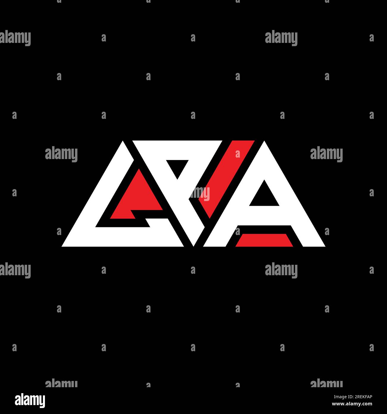 LPA triangle letter logo design with triangle shape. LPA triangle logo ...