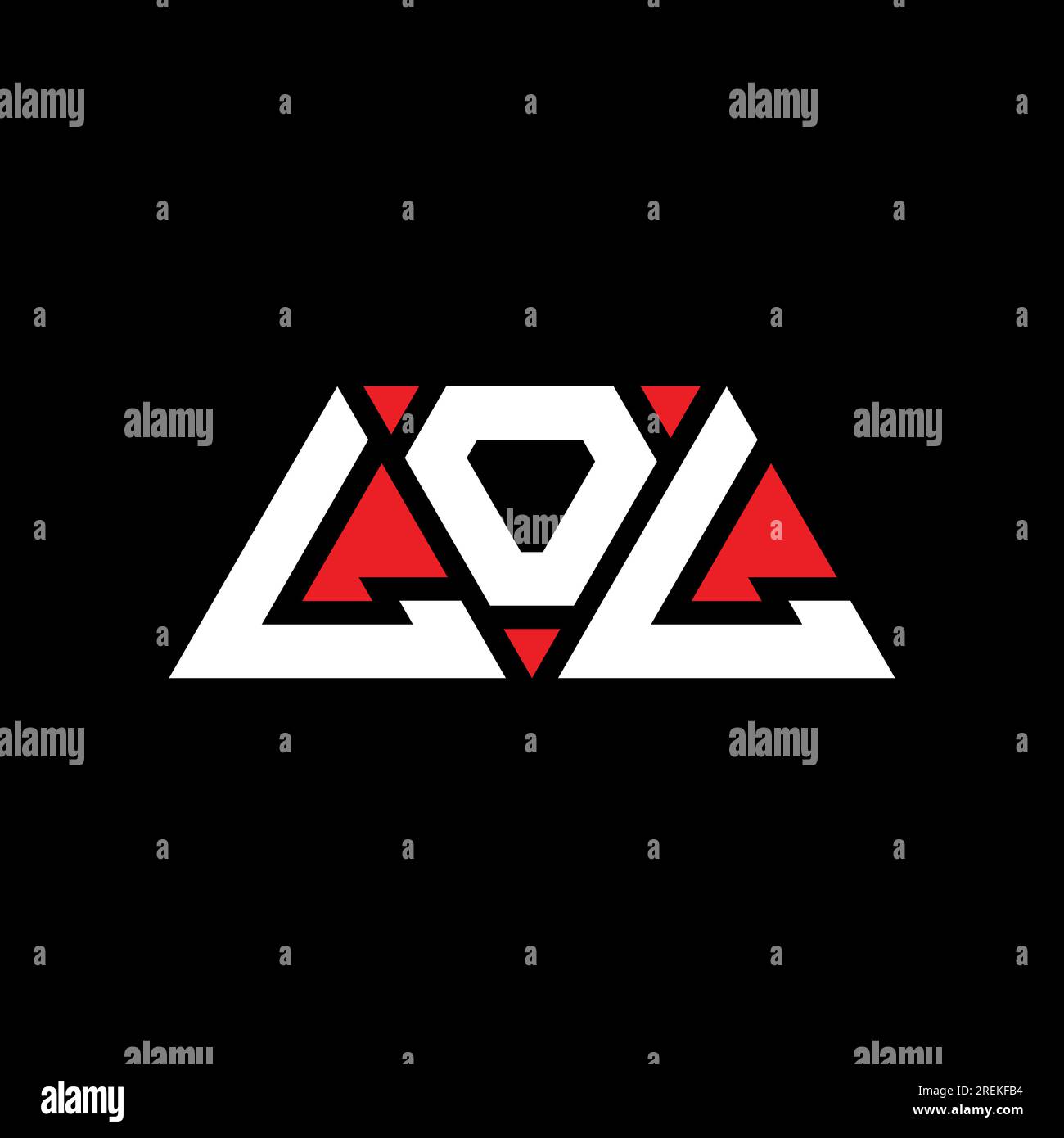 Lol triangular Stock Vector Images - Alamy