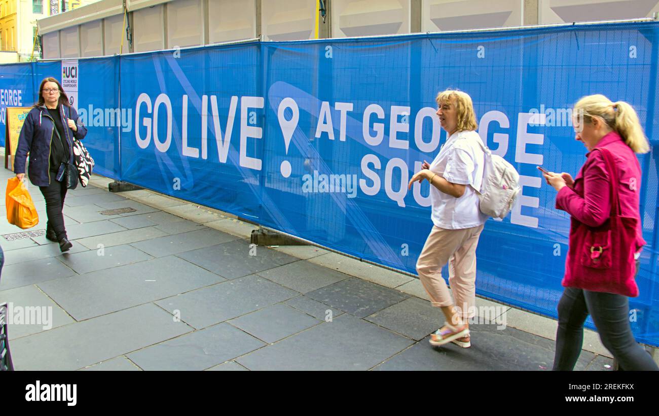 Glasgow, Scotland, UK 28th July, 2023. UCI world cycling championships ...