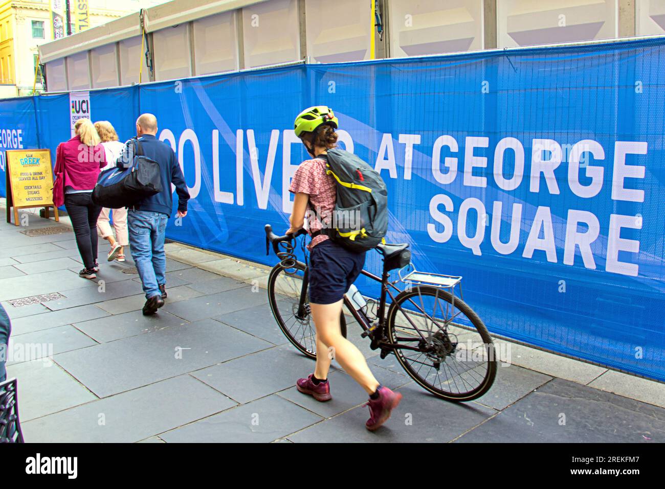 Glasgow, Scotland, UK 28th July, 2023. UCI world cycling championships ...