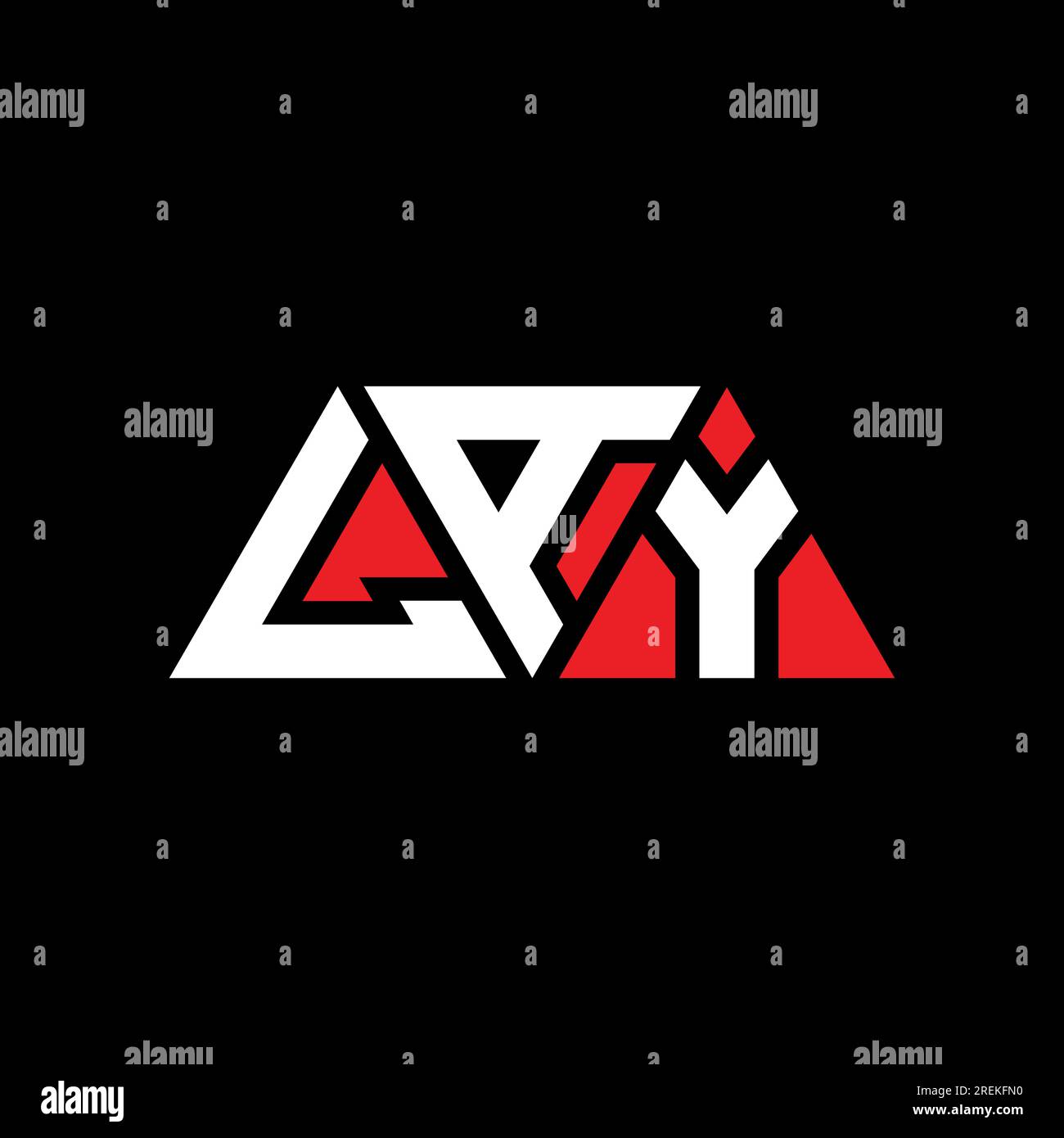 LAY triangle letter logo design with triangle shape. LAY triangle logo ...