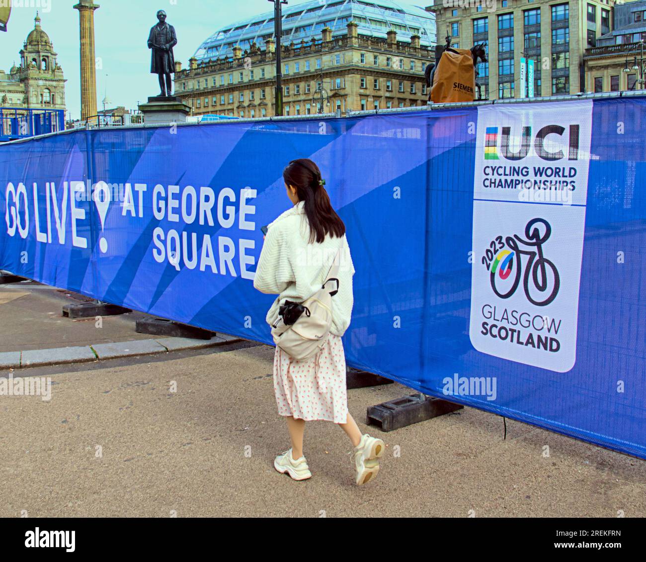 Glasgow, Scotland, UK 28th July, 2023. UCI world cycling championships ...