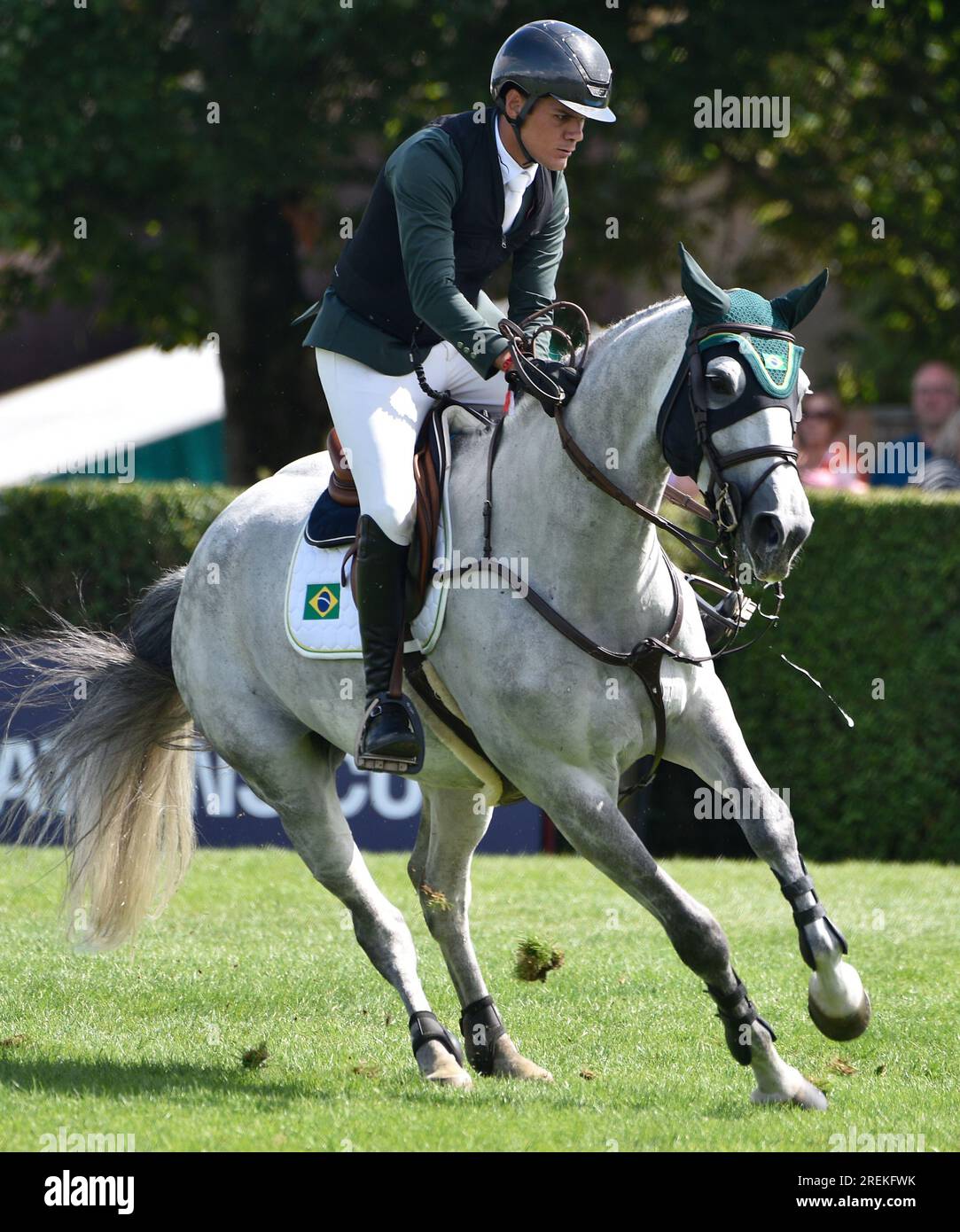 Hickstead water jump hi-res stock photography and images - Alamy
