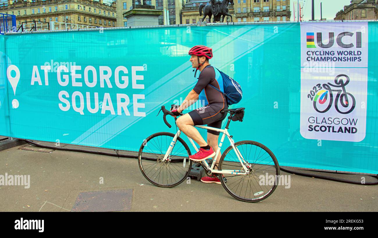 Glasgow, Scotland, UK 28th July, 2023. UCI world cycling championships ...