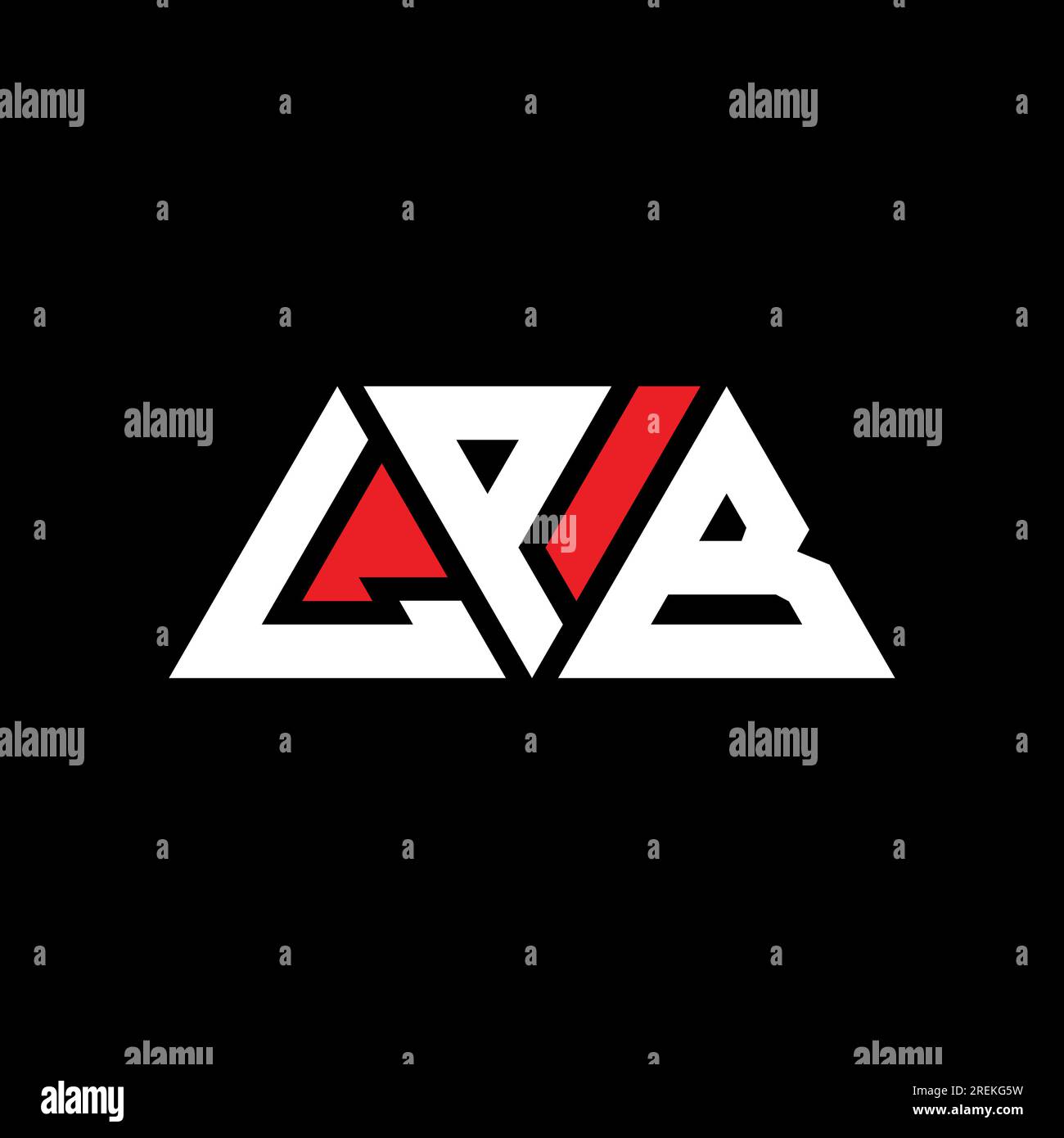 LPB triangle letter logo design with triangle shape. LPB triangle logo ...