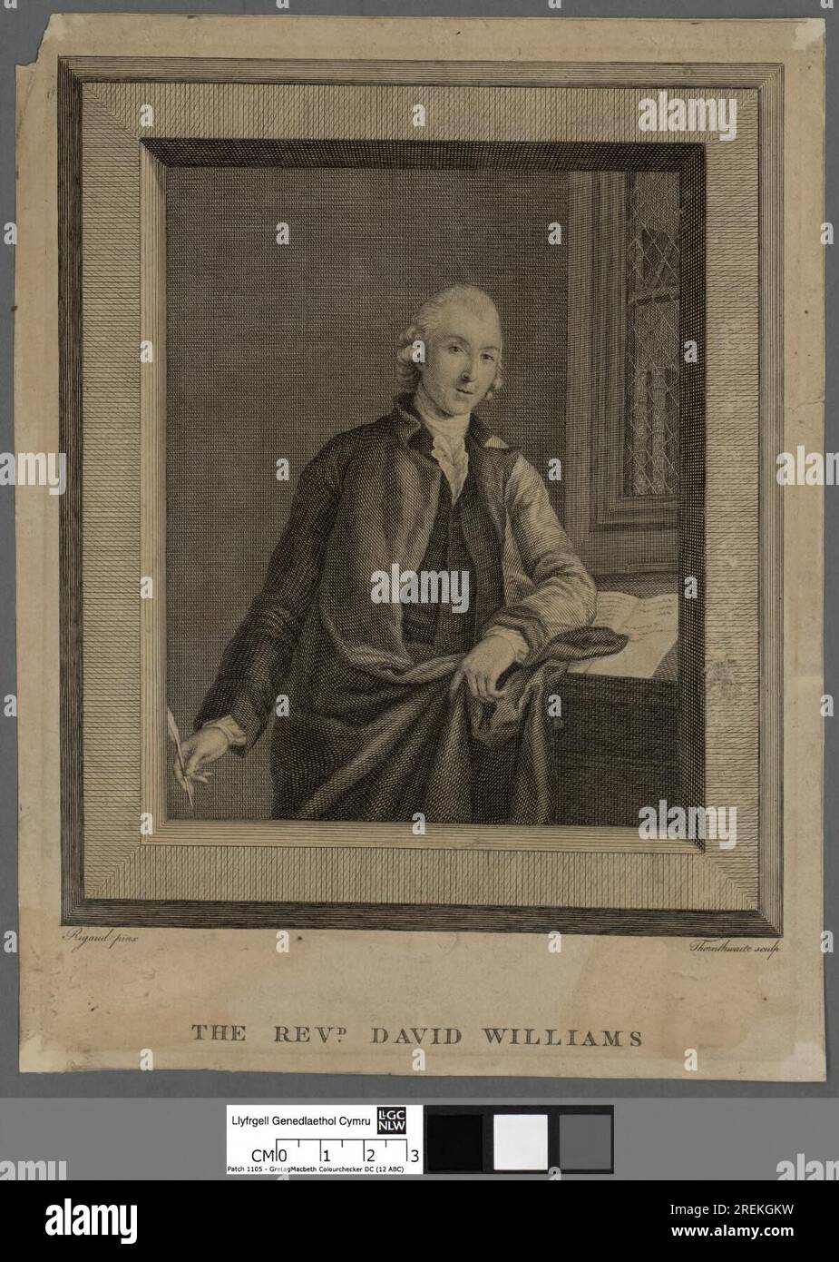 The Revd. David Williams circa 1790 by J. Thornthwaite Stock Photo - Alamy