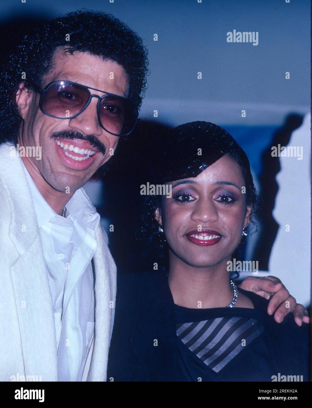 1985 Lionel Richie Diane Alexander ex wife John Barrett/PHOTOlink Stock Photo - Alamy