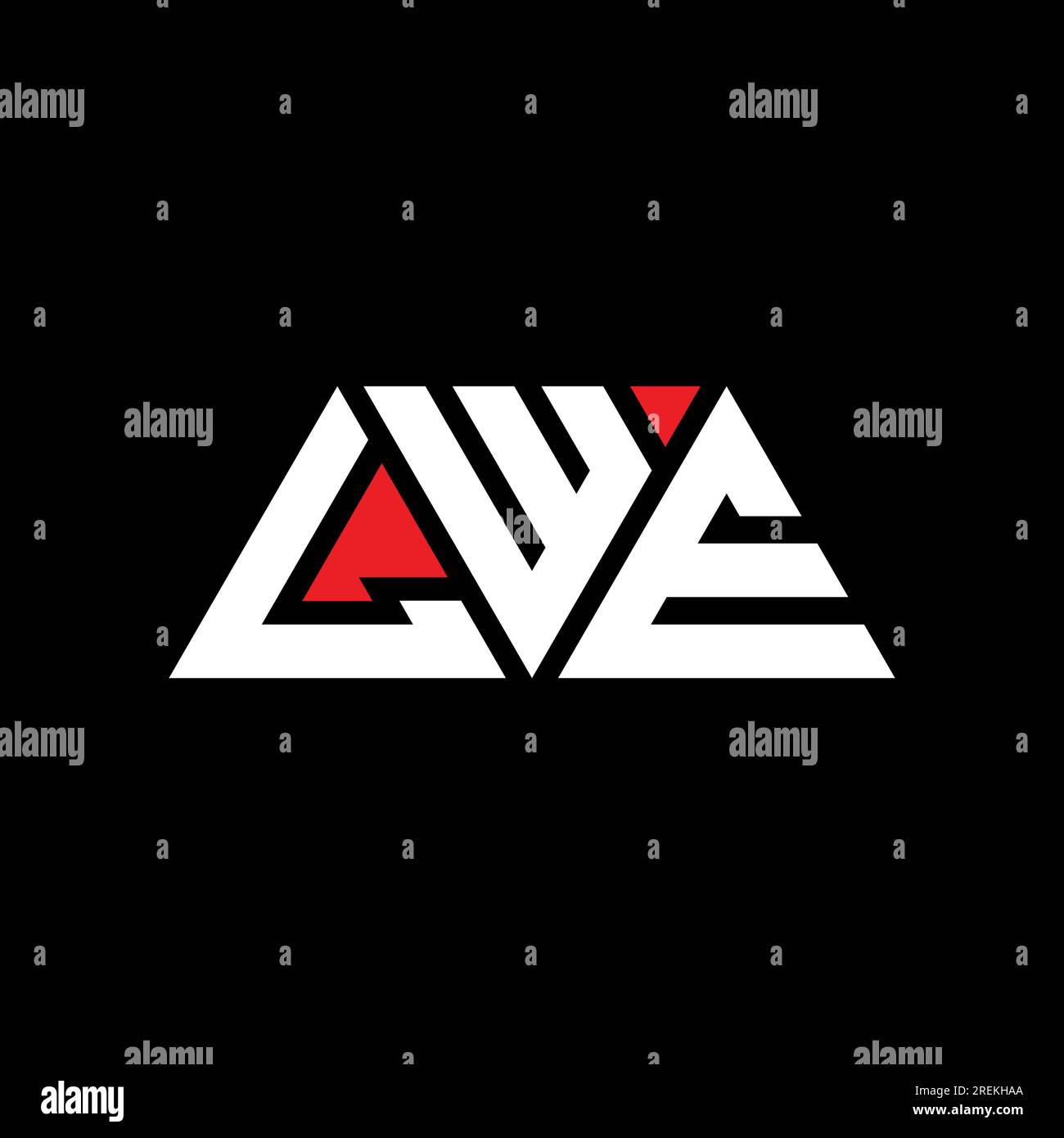 Lwe font Stock Vector Images - Alamy