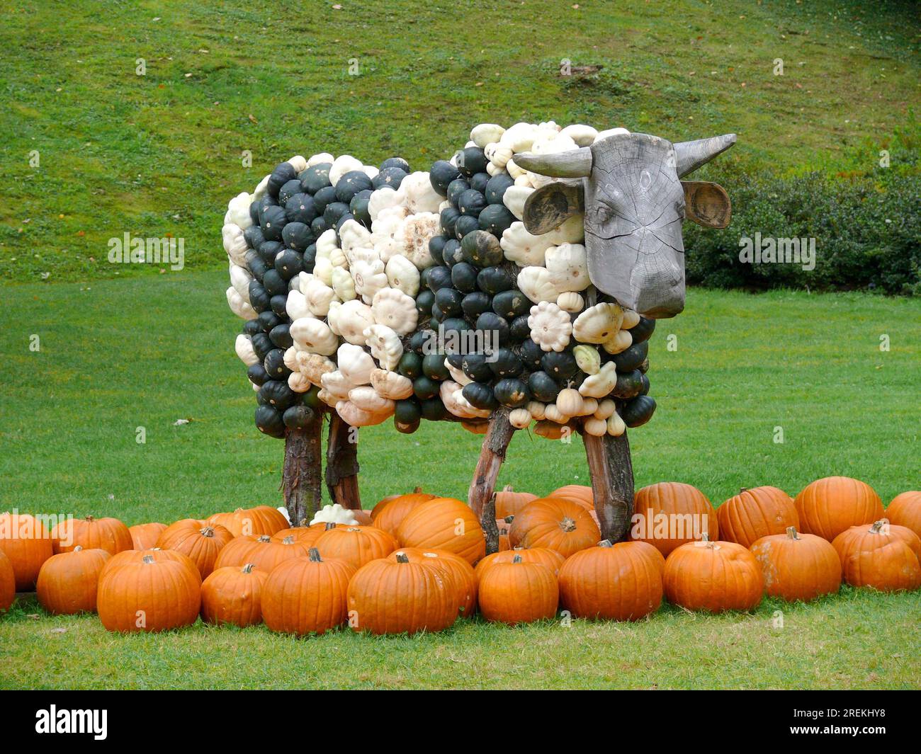 Pumpkin exhibition in the Bluehenden Barock Ludwigsburg, BW.-D. Pumpkin ...