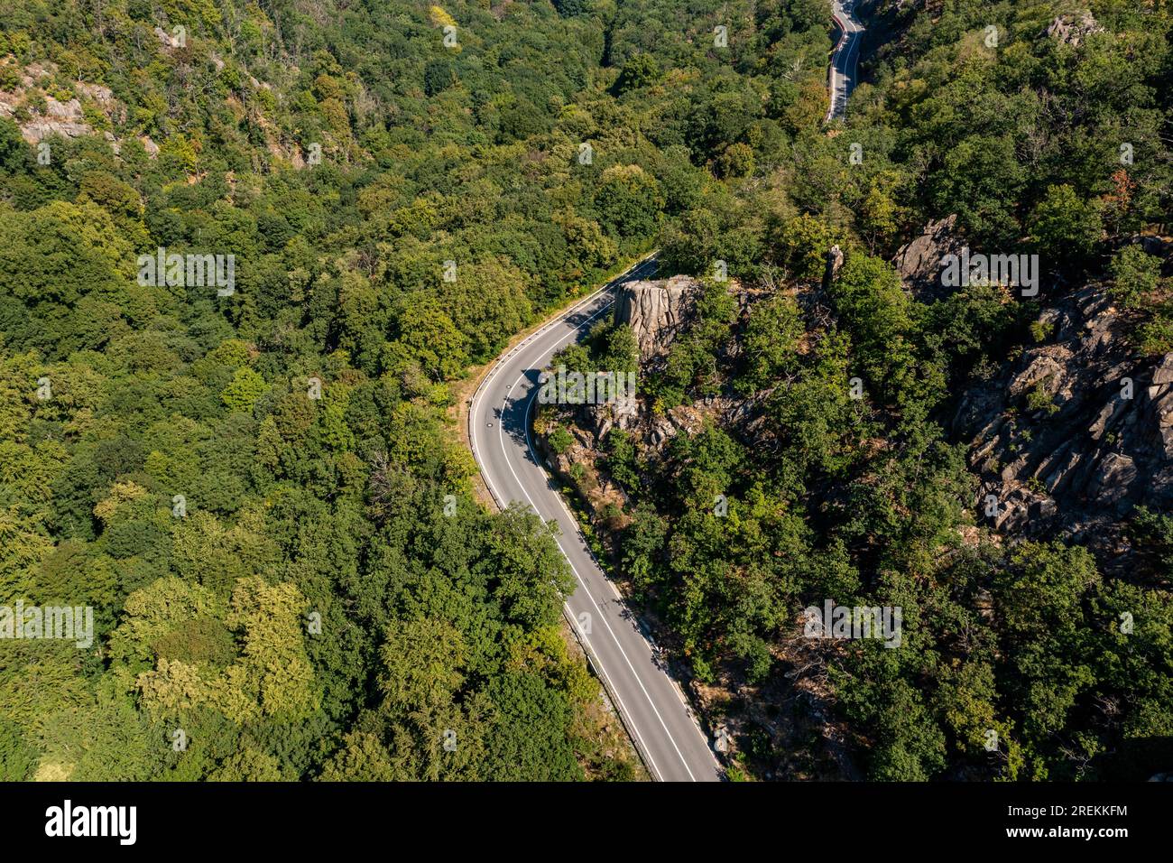 Aerial Photographs Hexentanzplatz Mountain World Harz Thale Stock Photo ...