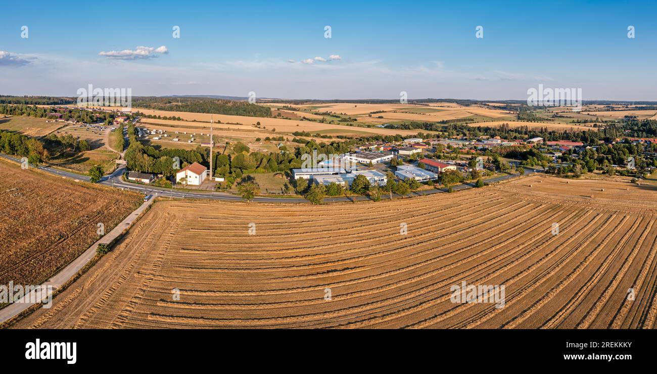 Aerial View Hasselfelde Harz Western Town Pullman City Stock Photo - Alamy