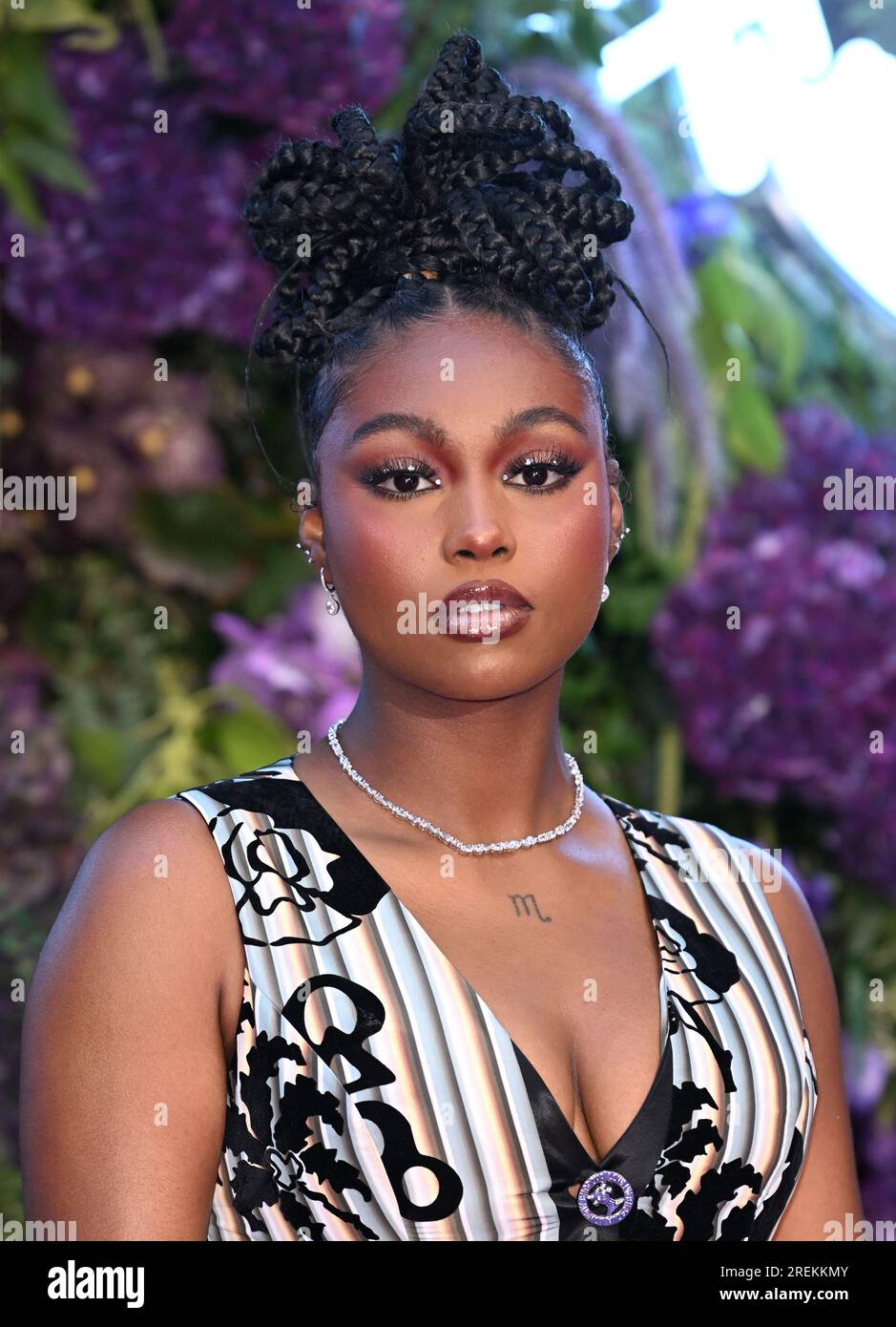 London, UK. July 28th, 2023. Tiana Major arriving at The Mike Gala ...