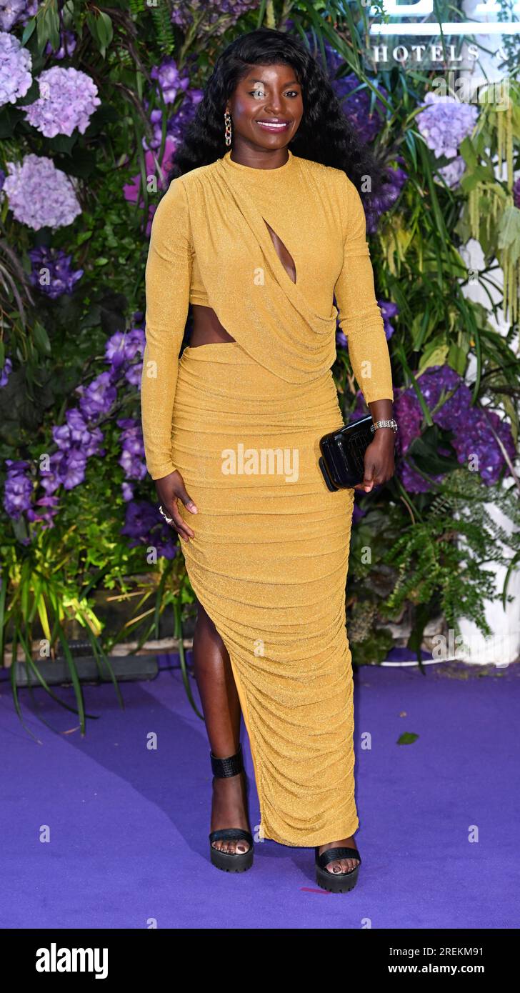 London, UK. July 28th, 2023. Eni Aluko arriving at The Mike Gala ...