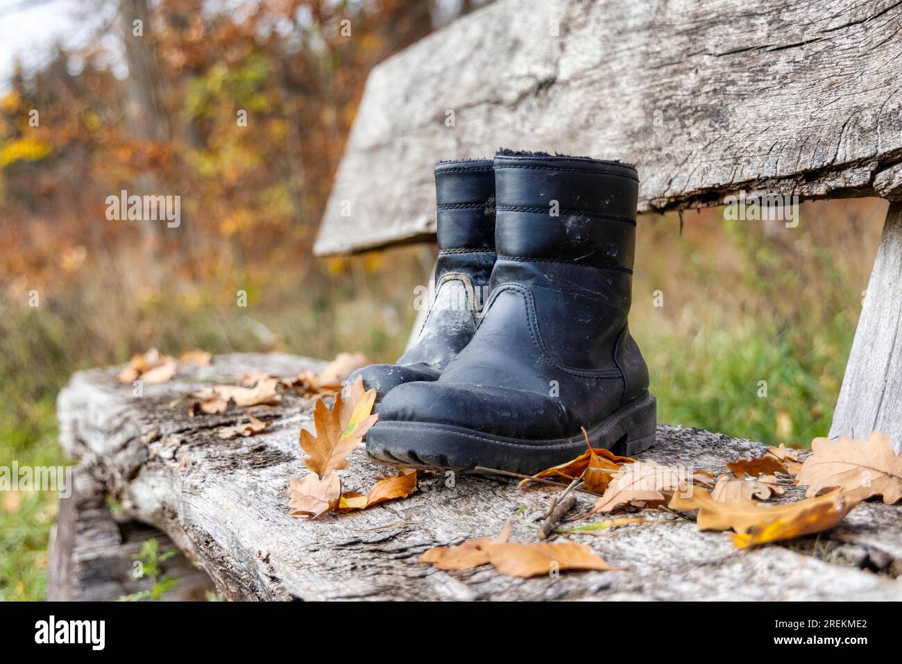 Old worn out shoes Stock Photo - Alamy