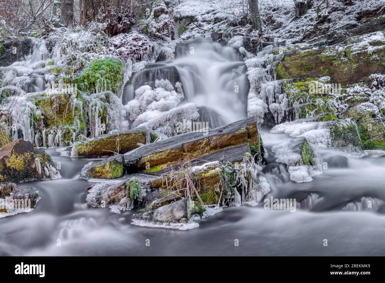 Selke Waterfall in the Selke Valley Harz Mountains Stock Photo - Alamy