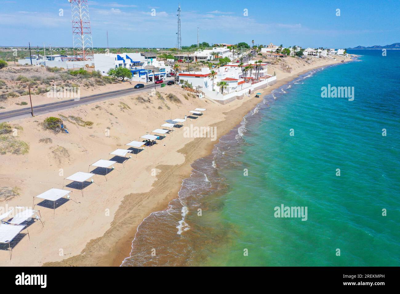 Kino bay beach, Sonora Mexico, playa de bahia de Kino, Sonora Mexico ...