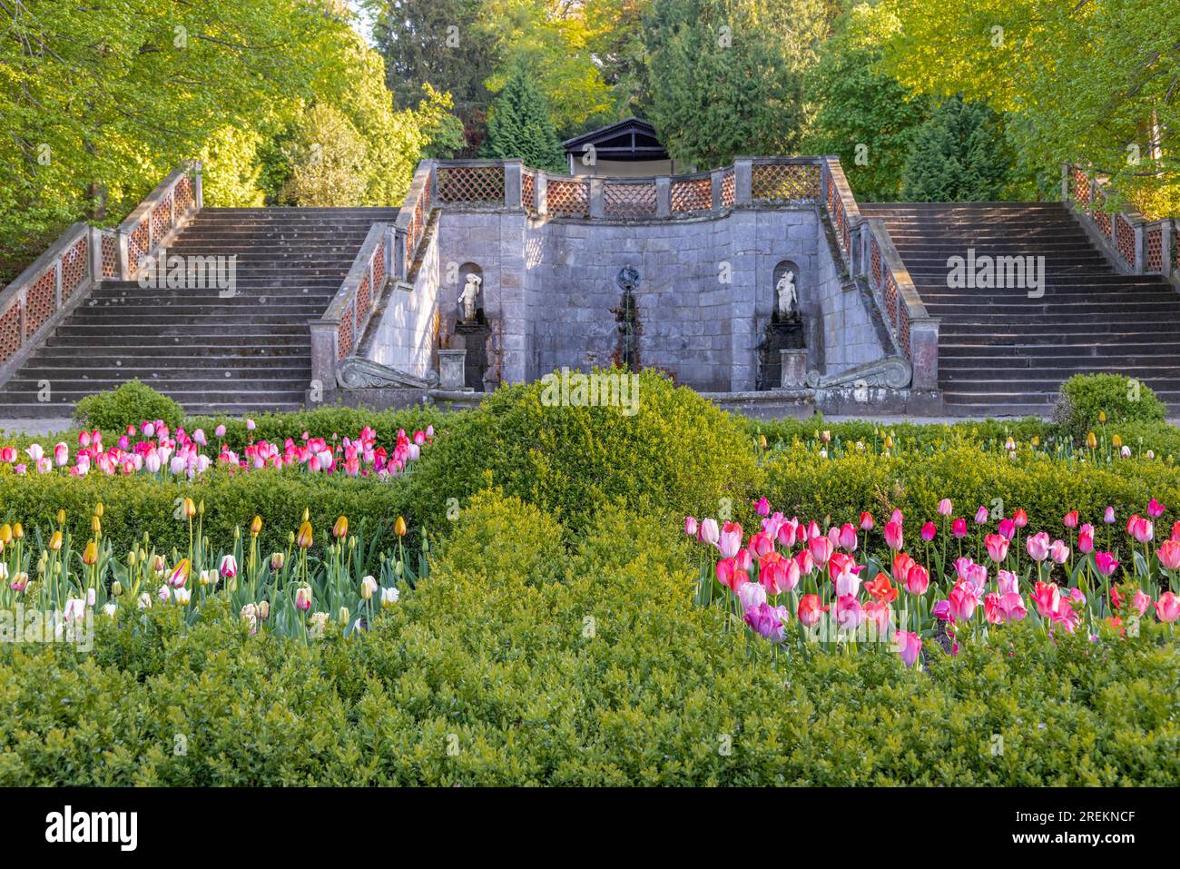 Ballenstedt Castle Park in the Harz Mountains Stock Photo - Alamy