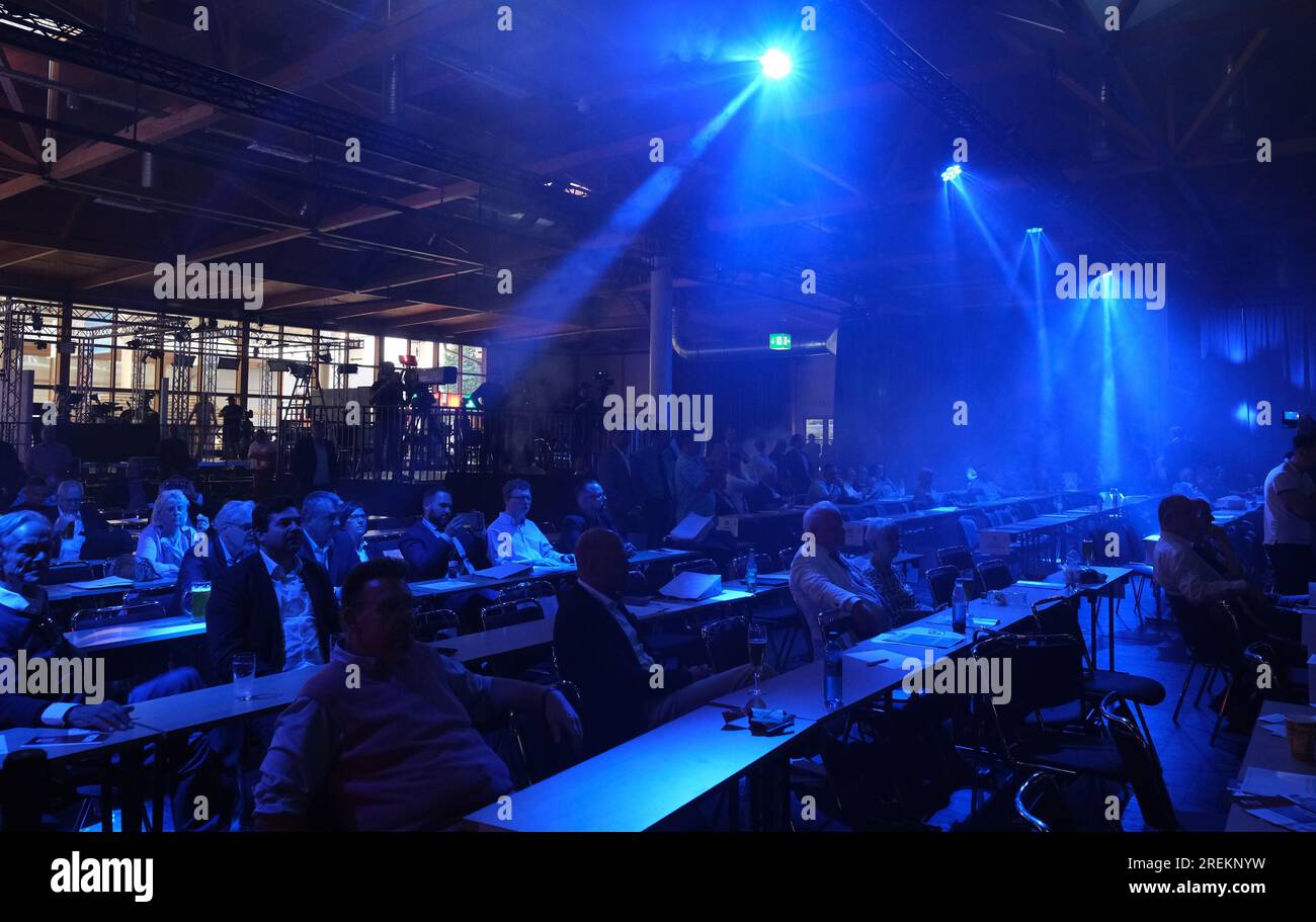 Magdeburg, Germany. 28th July, 2023. Ceremony "10 years AfD" at the AfD ...