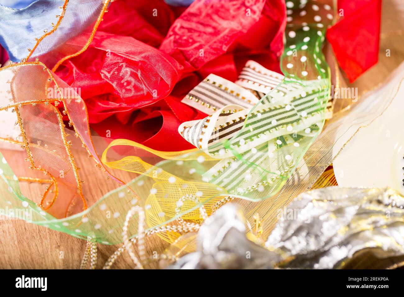 Pile of ribbons hi-res stock photography and images - Alamy